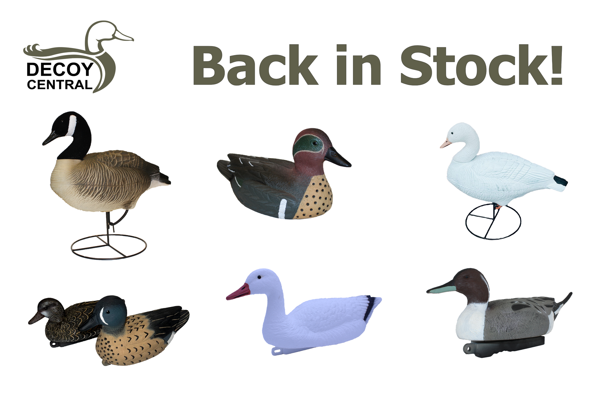 Decoys, blind bags, and waterfowling accessories | Decoy Central